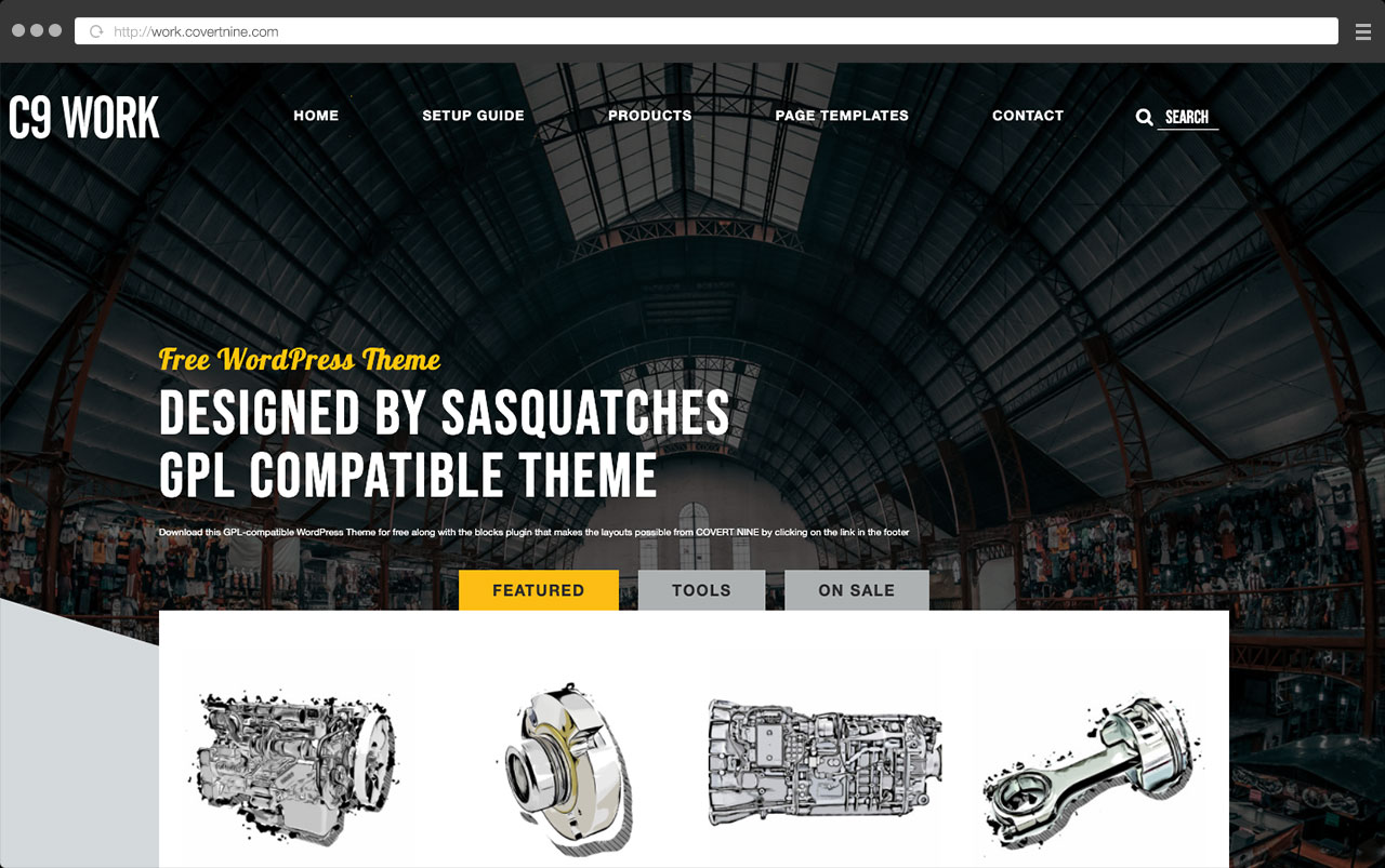 Landing Page: Get on the early access list | C9 WordPress Plugins + Themes