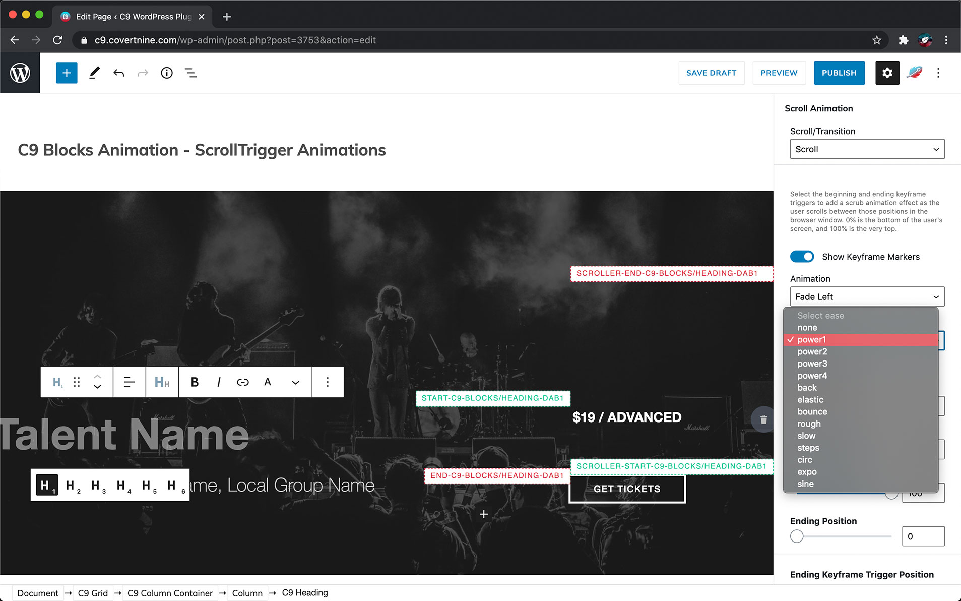 C9 Blocks Animation Plugin | C9 WordPress Plugins + Themes